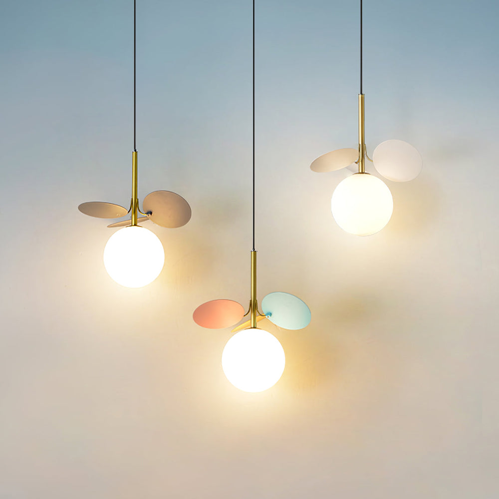 Demolights Modern Chandelier Glass Art Colorful Macaron LED Pendant ...