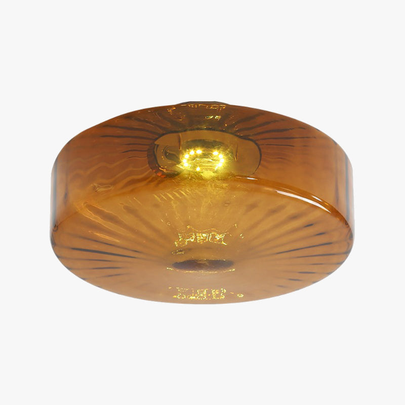 Demolights Amber Ceiling Light with Glass Shade for Bedroom French ...