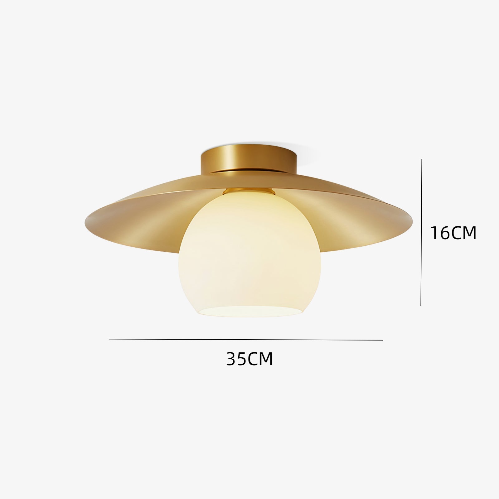 Demolights Vintage pendant Modern Brass Cap Hallway Ceiling Light for ...