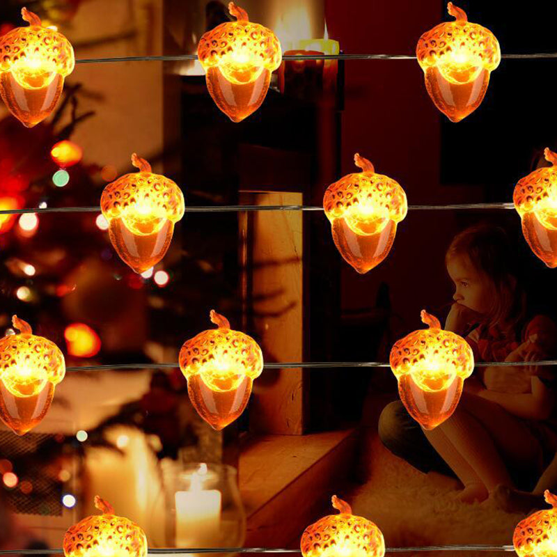 Demolights 3D Acorn Harvest String Lights for Home Party Tree ...
