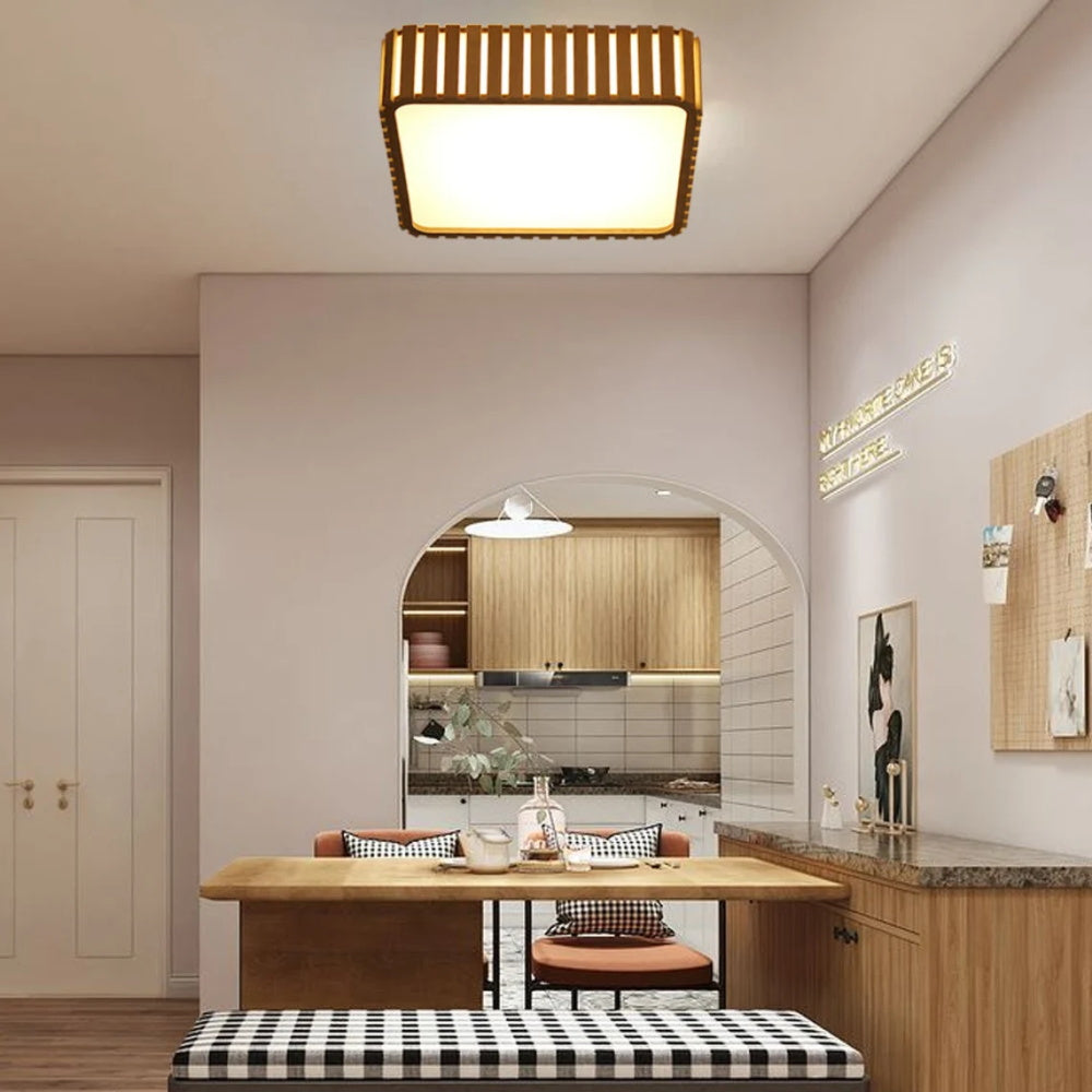Demolights Contemporary Square Dimmable Household Flush Mount Ceiling ...