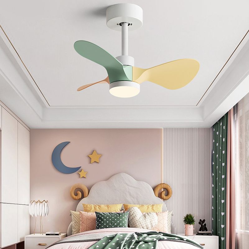 Demolights Metal Ceiling Fan 24'' Kid Style Single-Light Ceiling Fans ...