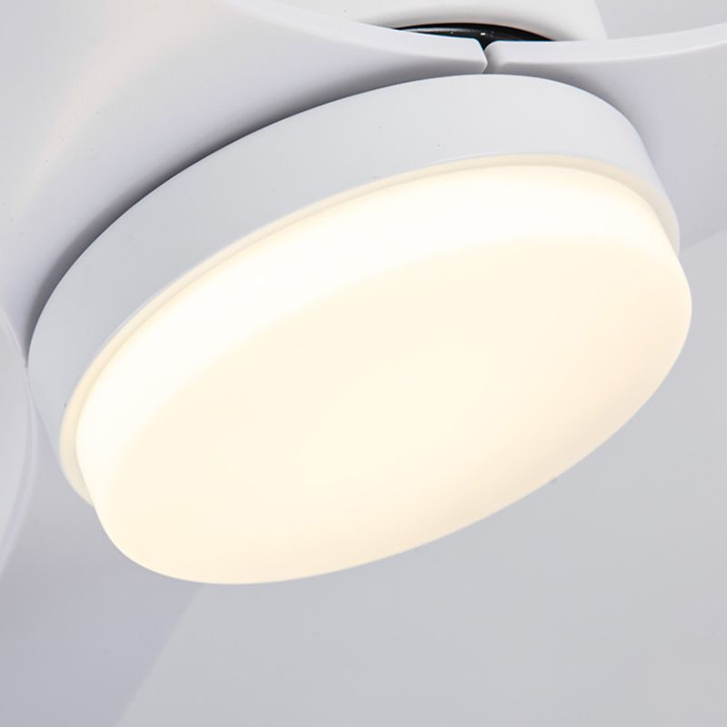 Demolights Ceiling Fan Modern Simple 1-Light Ceiling Fan Lamp Cylinder ...