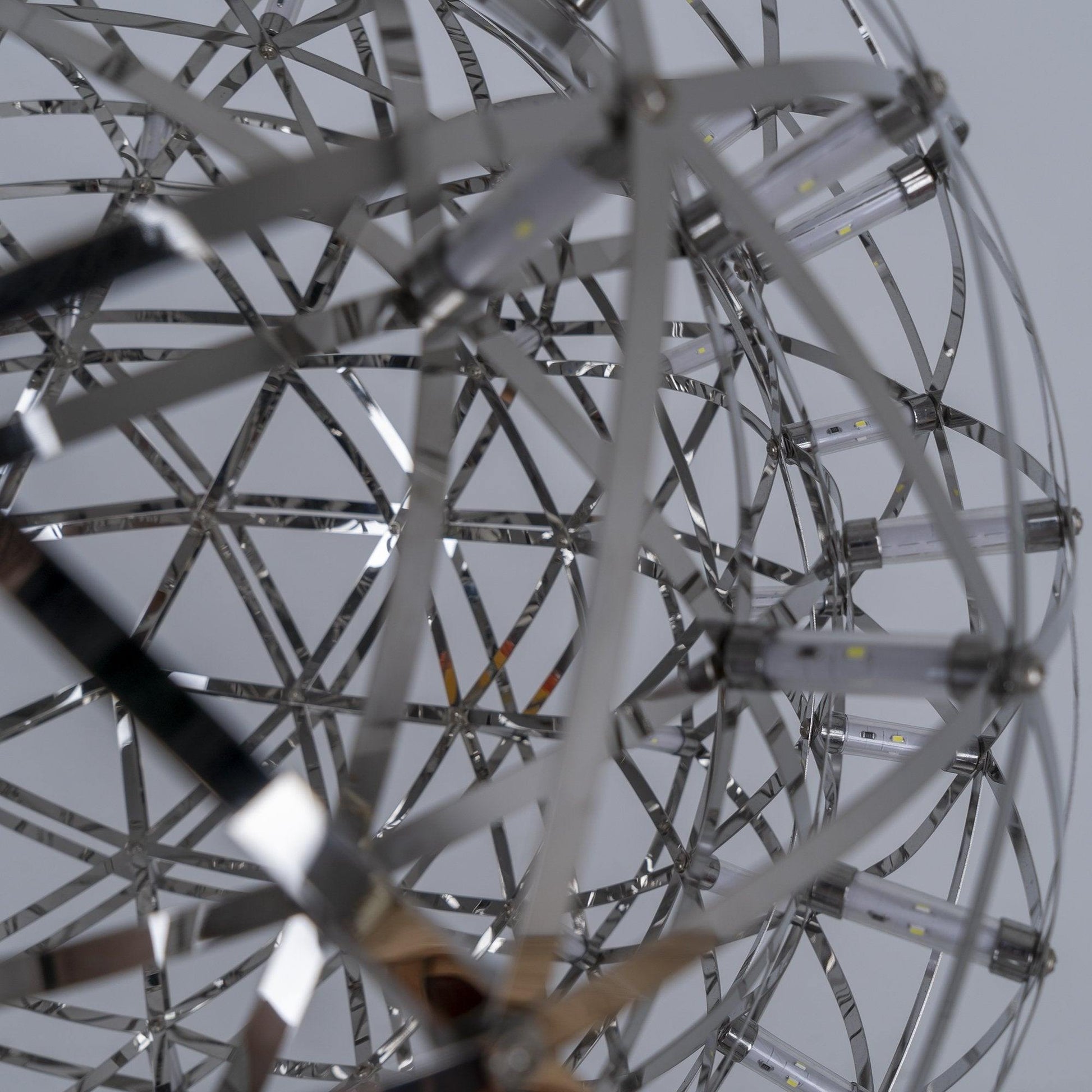 Demolights Luxury Stainless Steel LED Firework Pendant Light for Living ...